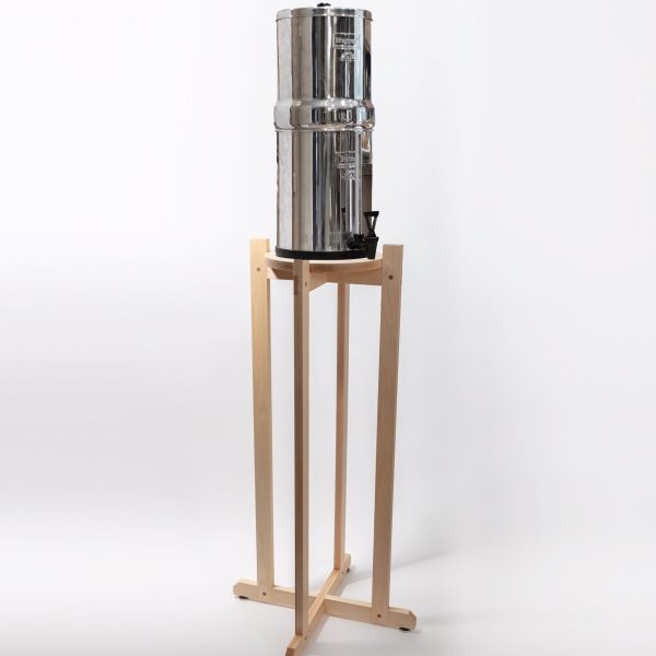Deluxe Berkey Water Filter Floor Stand with Shelves - Heirloom Products®