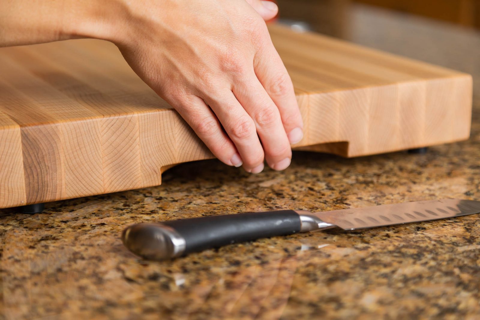 Master Chef™ Walnut Butcher Block Cutting Board - Heirloom Products®