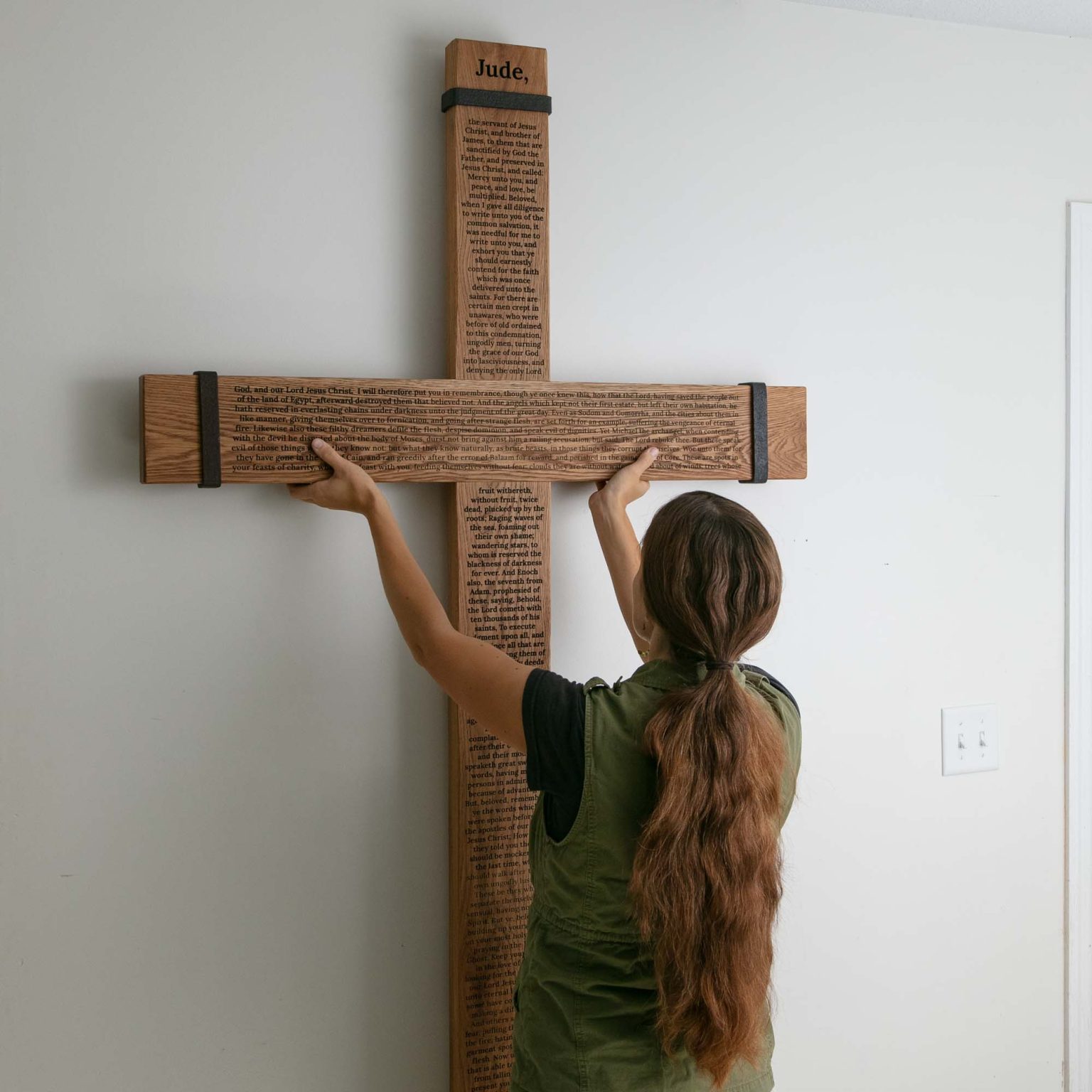 Rustic Extra Large Cross for Wall (6 ft) - Heirloom Products®