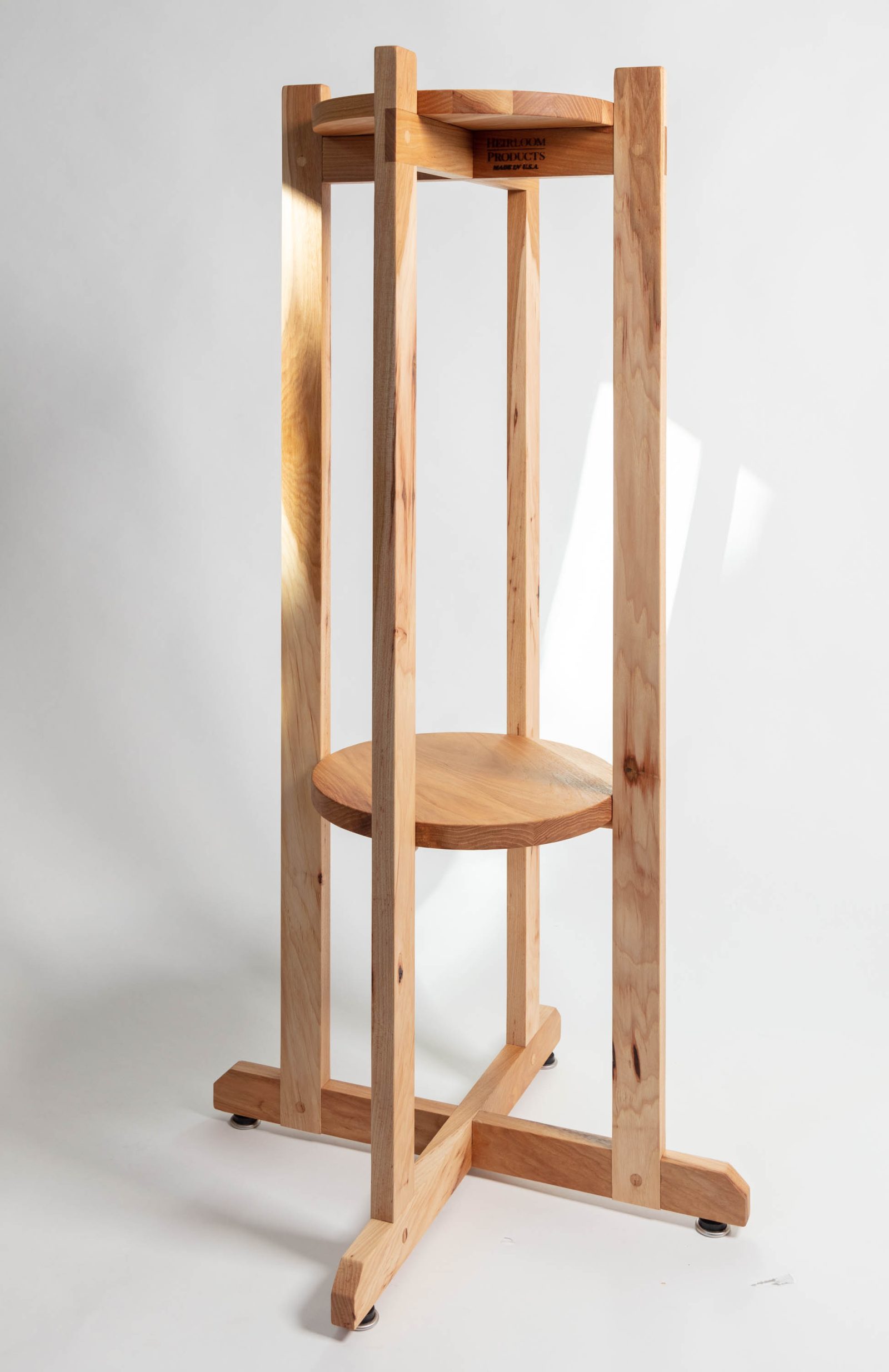 Tall Berkey Water Filter Floor Stand with Shelves - Heirloom Products