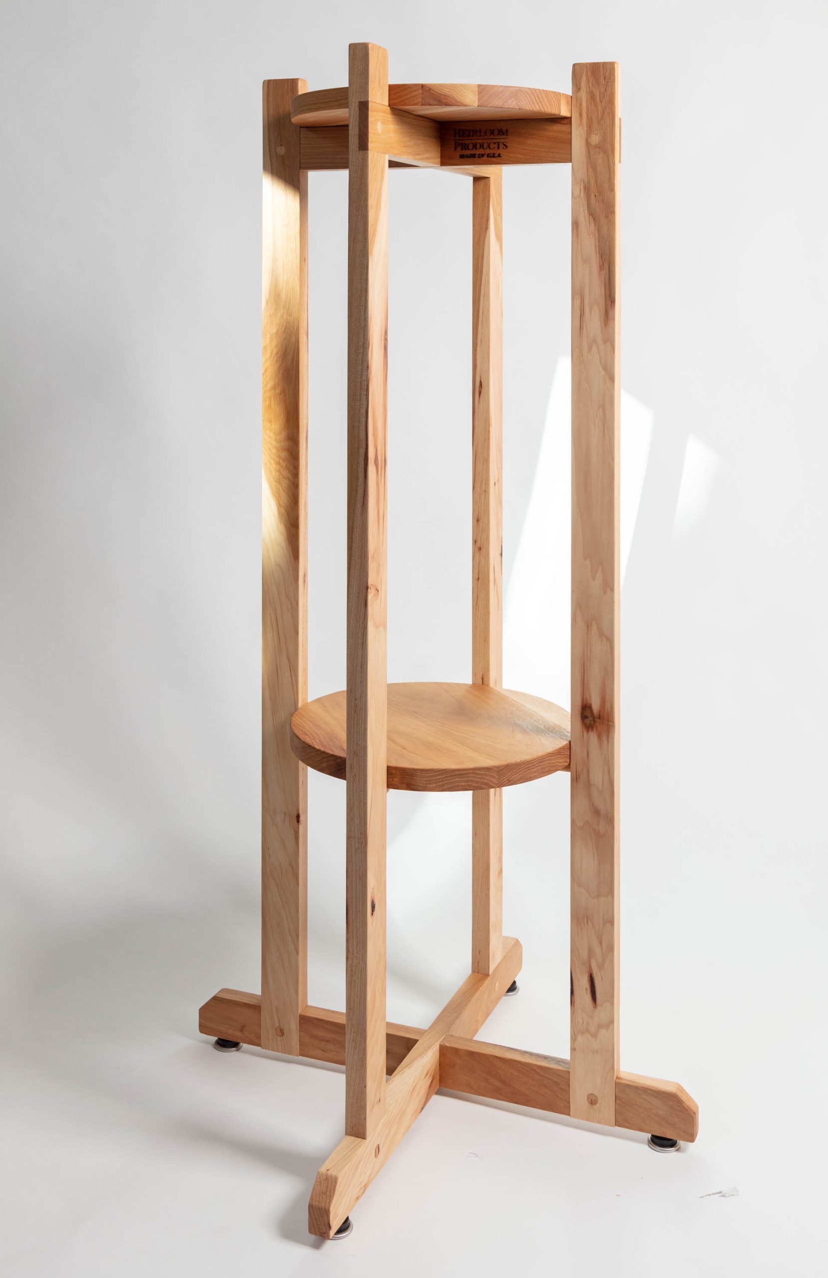 Tall Berkey Water Filter Floor Stand with Shelves - Heirloom Products