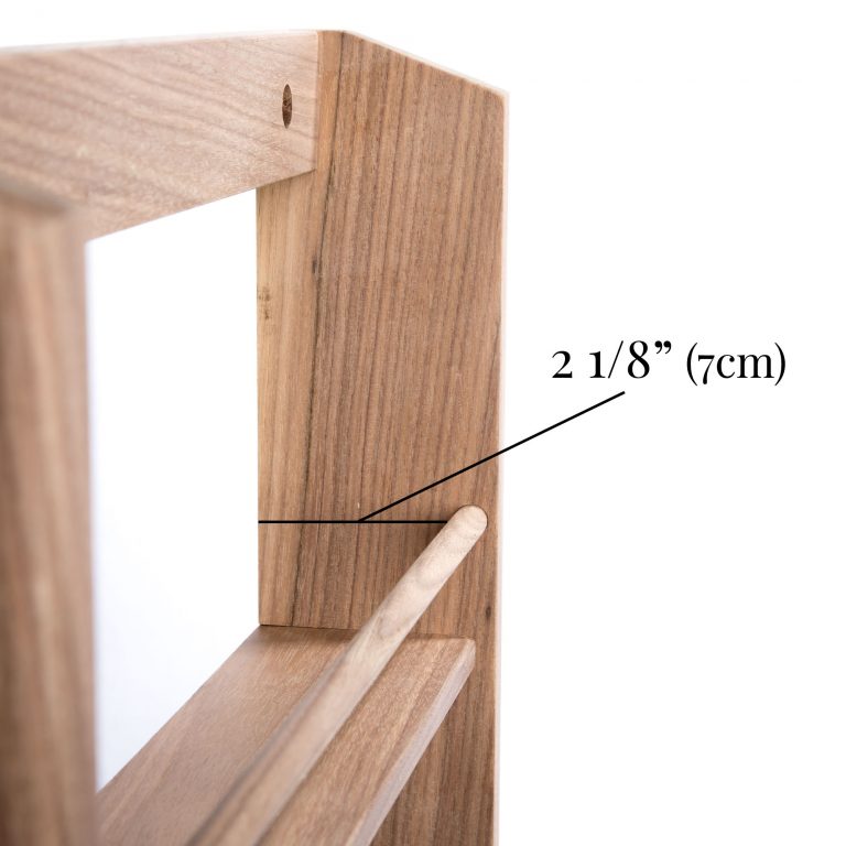 Wood Wall Mount Spice Rack Organizer - Heirloom Products®