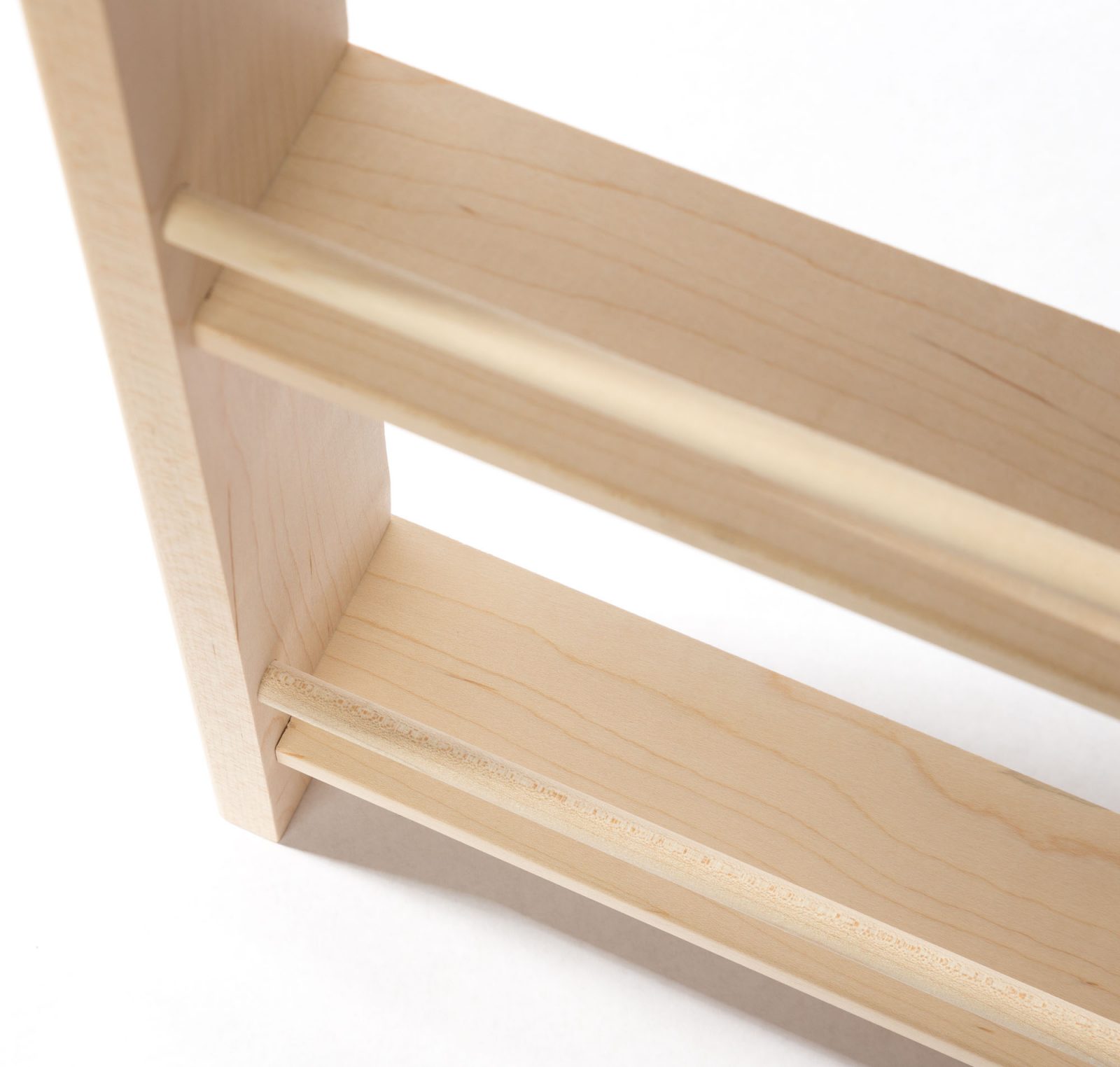 Wood Wall Mount Spice Rack Organizer - Heirloom Products®